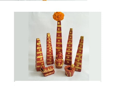Onathappan Clay Decorative Thrikkakara Appan Ornamental – kingnqueenz.com