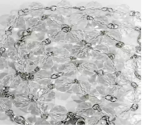 White Crystal Rosary Chain Type Kontha Japamala – kingnqueenz.com