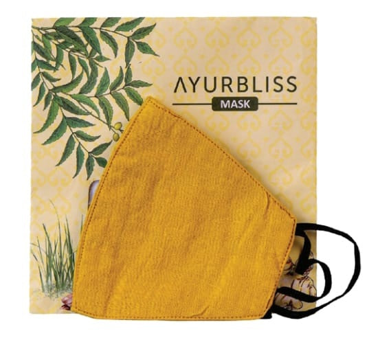 Turmeric Face Mask (Manjal) Herbal dyed Turmeric antiviral ayurvedic ...