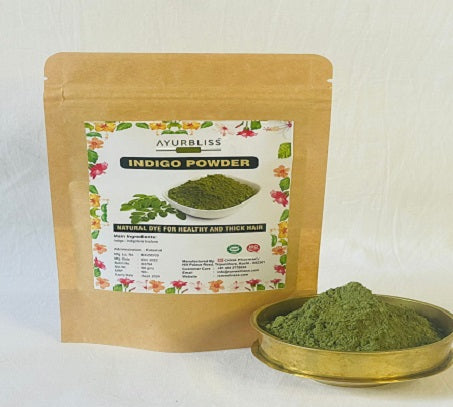 Indigo Powder Neelayamari powder prevents premature greying ...