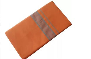 Kavi Mund Saffron Cotton Dhothies Online Kingnqueenz.com – kingnqueenz.com