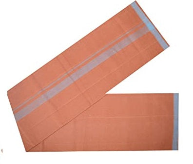 Kavi Mund Saffron Cotton Dhothies Online Kingnqueenz.com – kingnqueenz.com